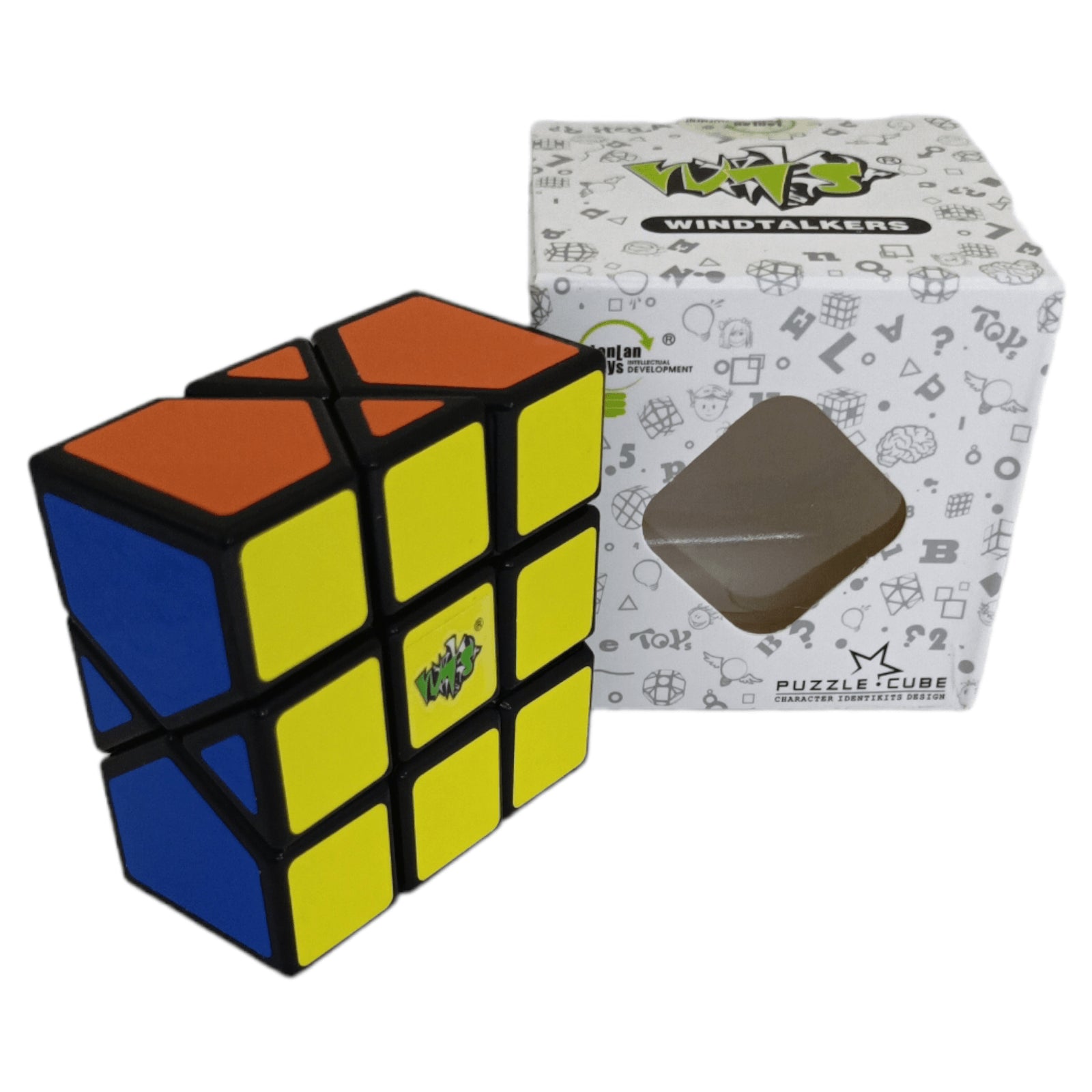 Lanlan Grid Skewb Negro – Cuboscubik