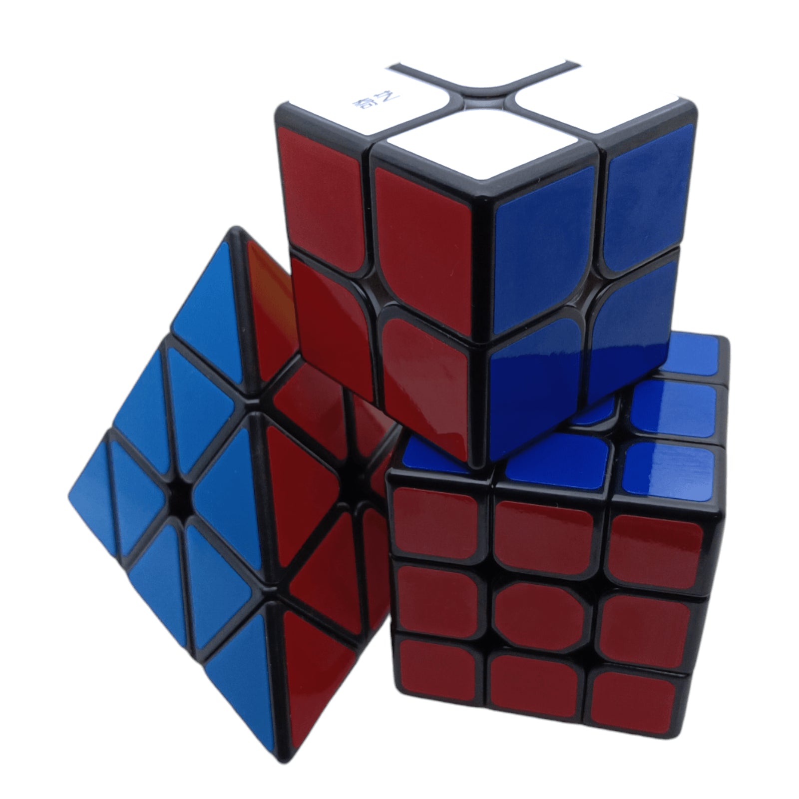 Paquete 2x2, 3x3, Pyraminx Black – Cuboscubik